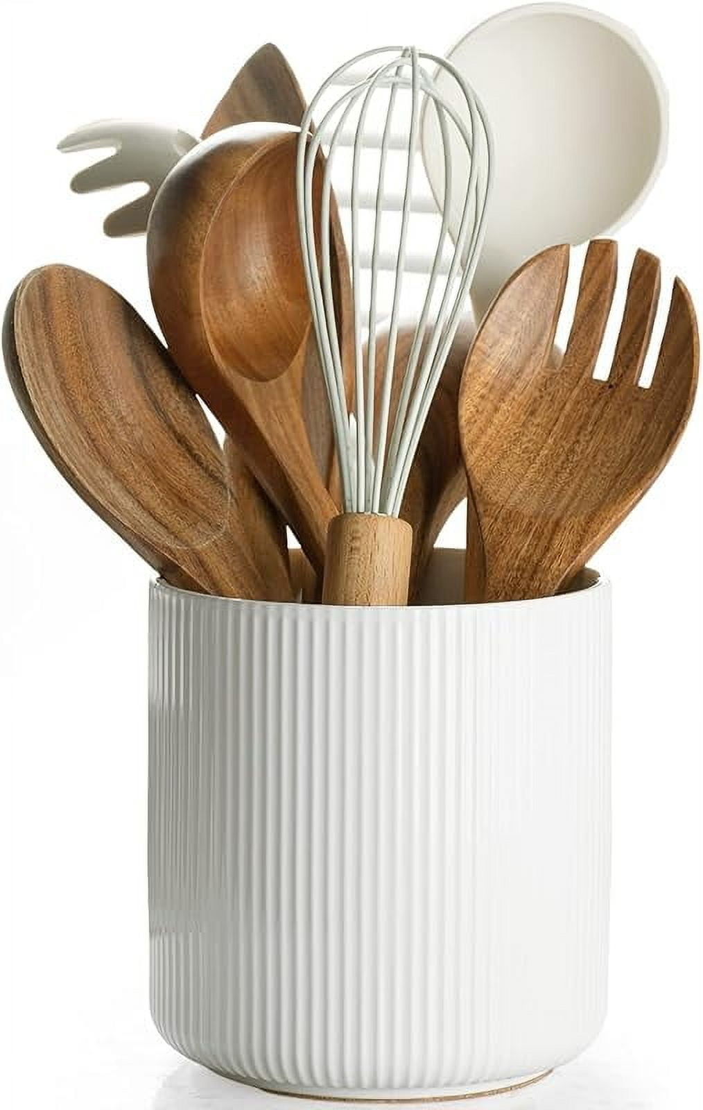 getstar Utensil Holder, Large Kitchen Utensil Holder for Kitchen ...