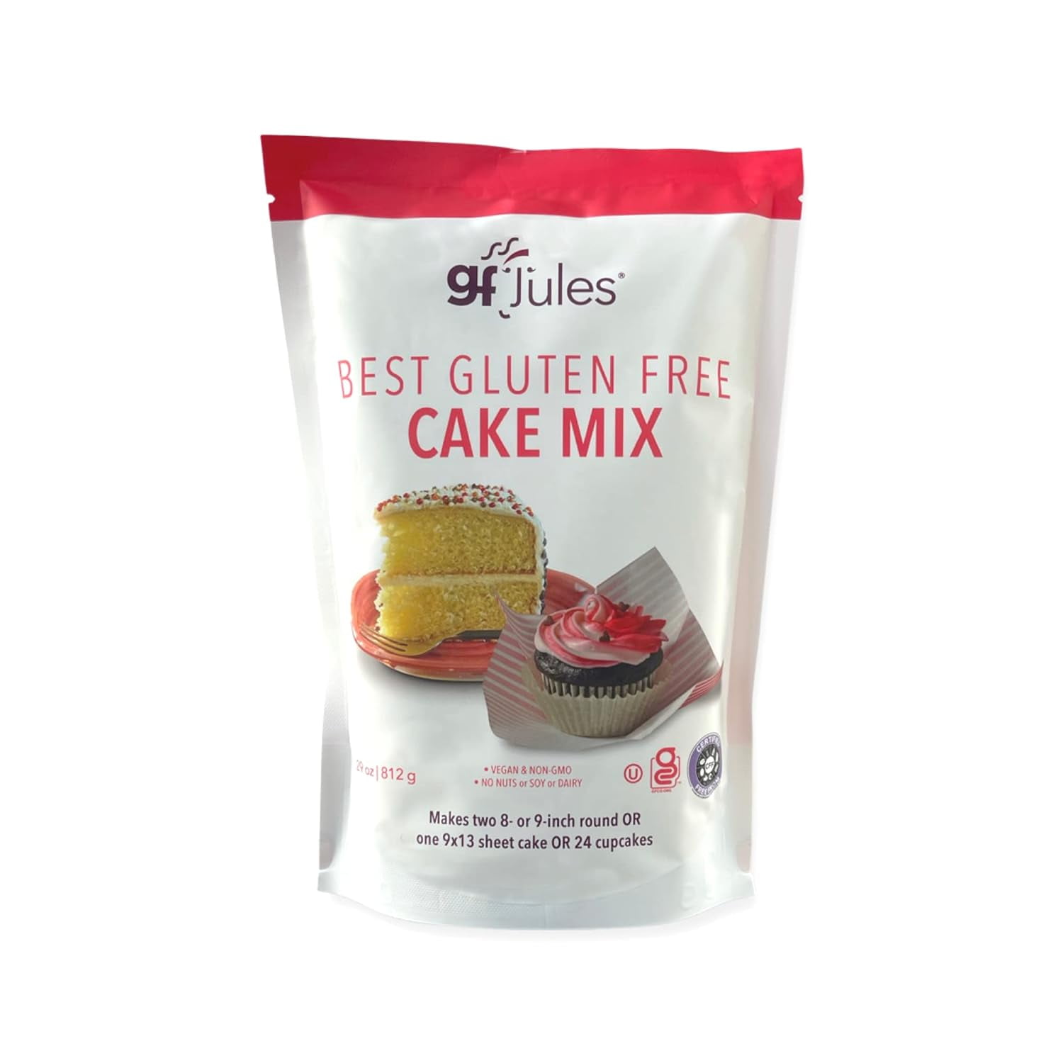 gfJules Certified Gluten Free Cake Baking Mix | Perfect for Cupcakes ...