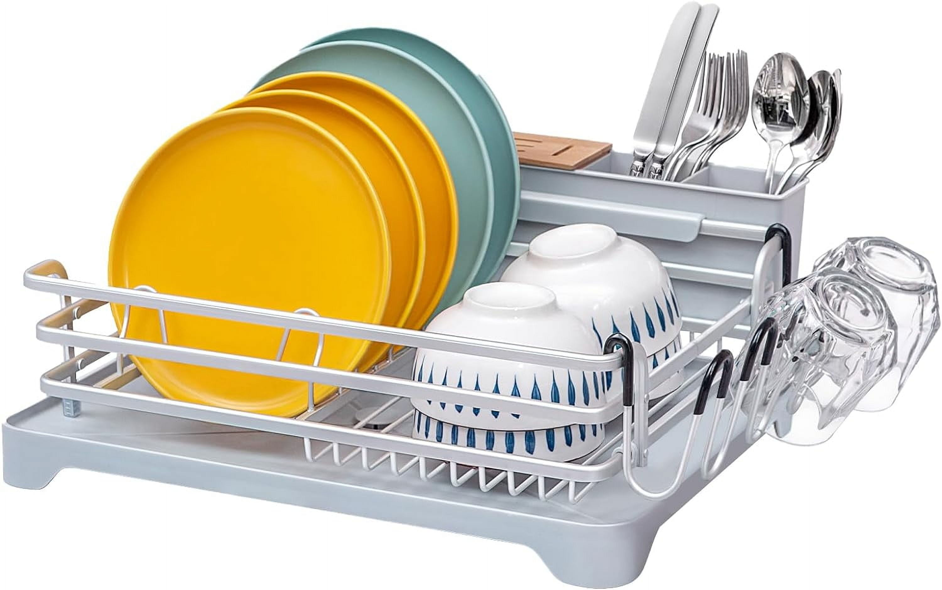 gfaugfyu BRIAN & DANY Aluminum Dish Drying Rack Dish Racks for Kitchen ...