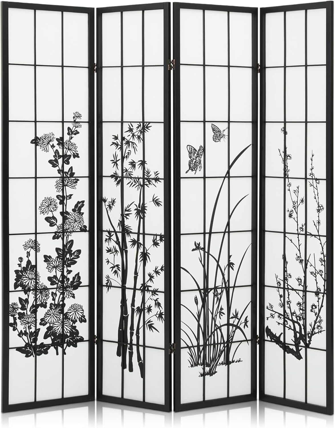 gfbd 3 Panel Room Divider 5.7ft Rhombus Grid Partition Room Divider ...