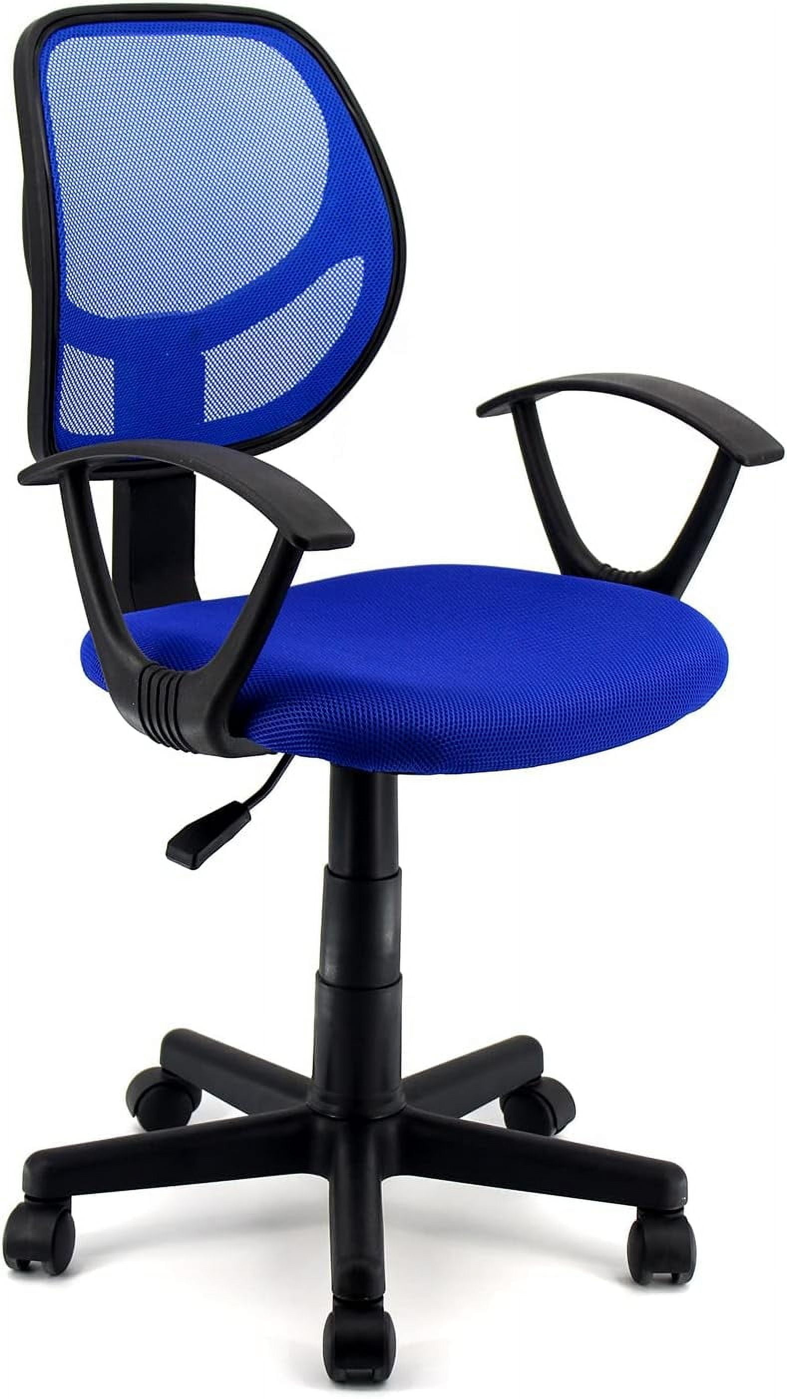 gfbd Mid Back Chair - Mesh Computer Rolling Chair with Arm and Wheels ...