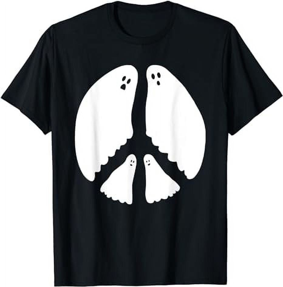 ghost peace sign T-Shirt - Walmart.com