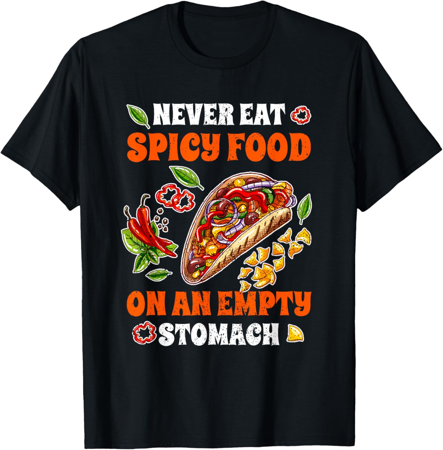 ghost peppers sichuan spicy challenge chili paper Korea dish T-Shirtmen ...