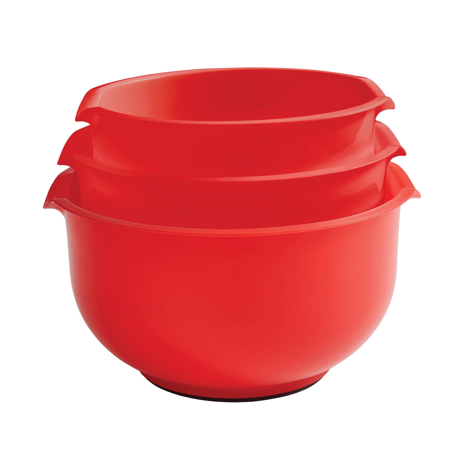 gia'sKITCHEN 3-Piece Set of Nesting Mixing Bowls with Lipped Handles ...