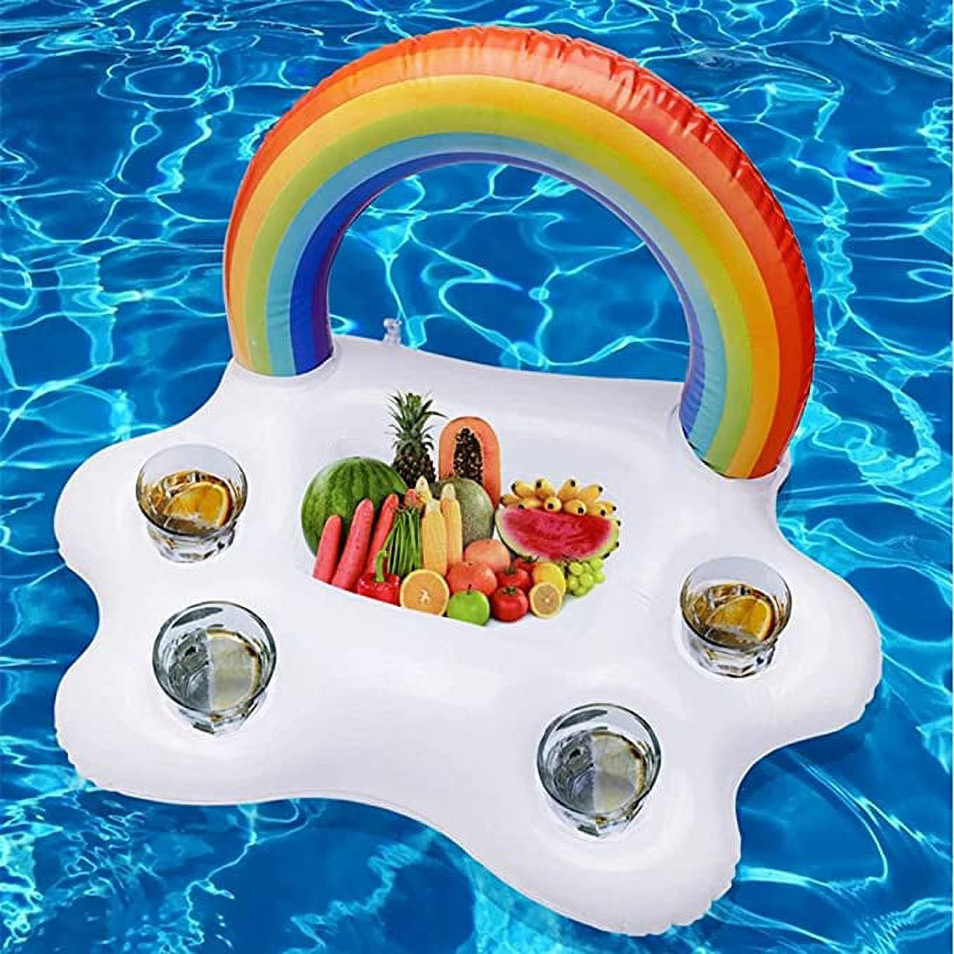 giant inflatable swimming ring toy pineapple pool float outdoor lounge ...