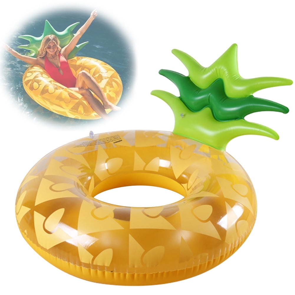 giant inflatable swimming ring toy pineapple pool float outdoor lounge ...