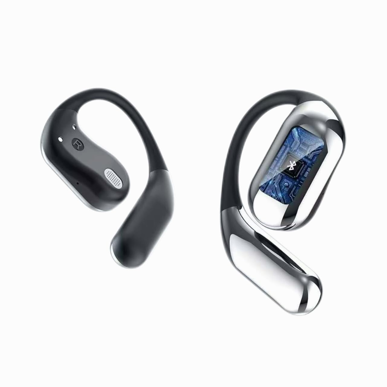 gidosha Intelligent Touch Screen Open Ear Bluetooth 5.4 Headphones Over ...