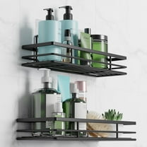 ALLJOY 5 Pack Shower Caddy, Rustproof Stainless Steel, Adhesive, No ...