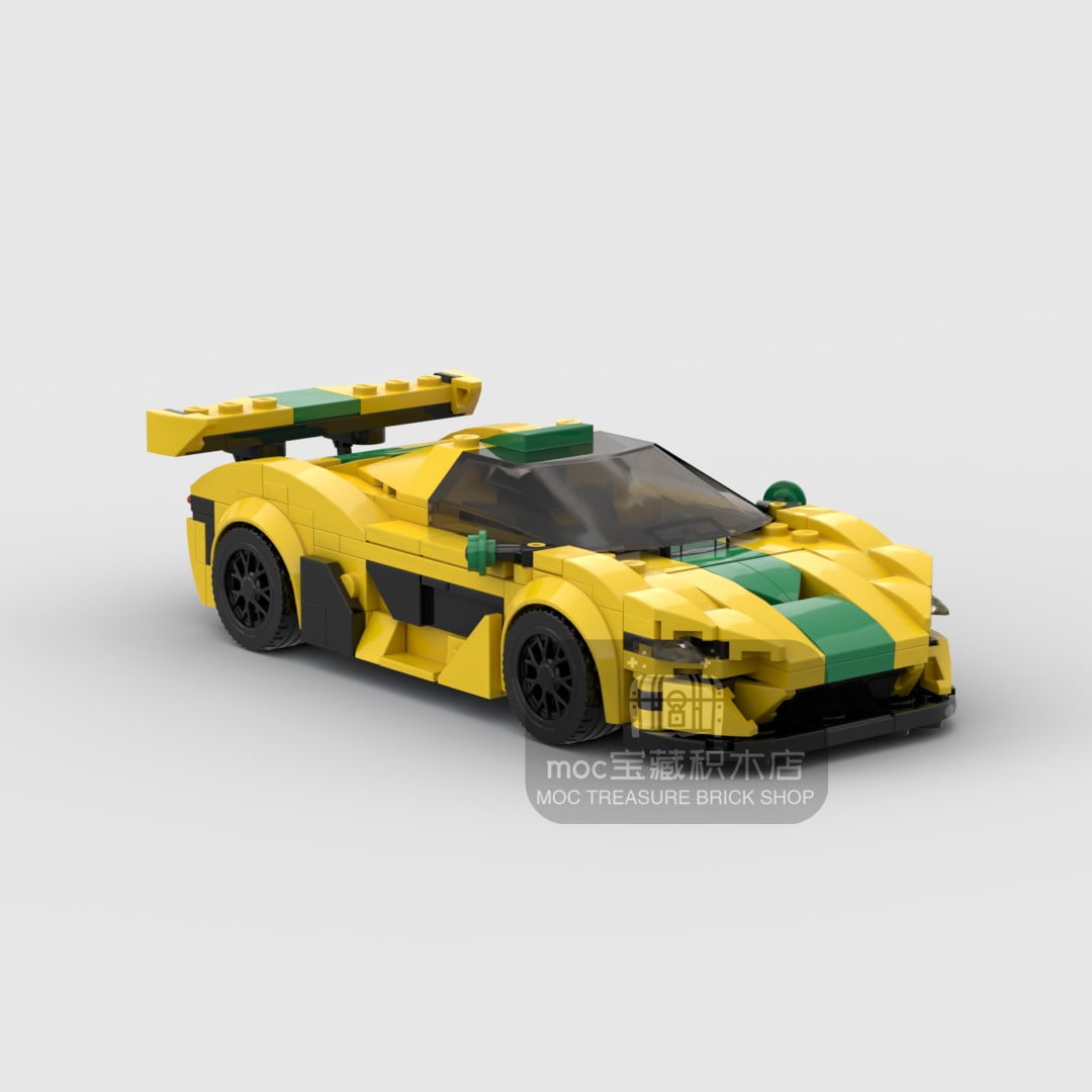 gift2024 MOC Speed City Car Champion Racer Classic Supercar Building ...