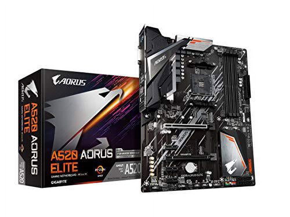 gigabyte a520 aorus elite (am4/amd/ a520/ atx/m.2/sata 6gb/s/usb 3.2 ...