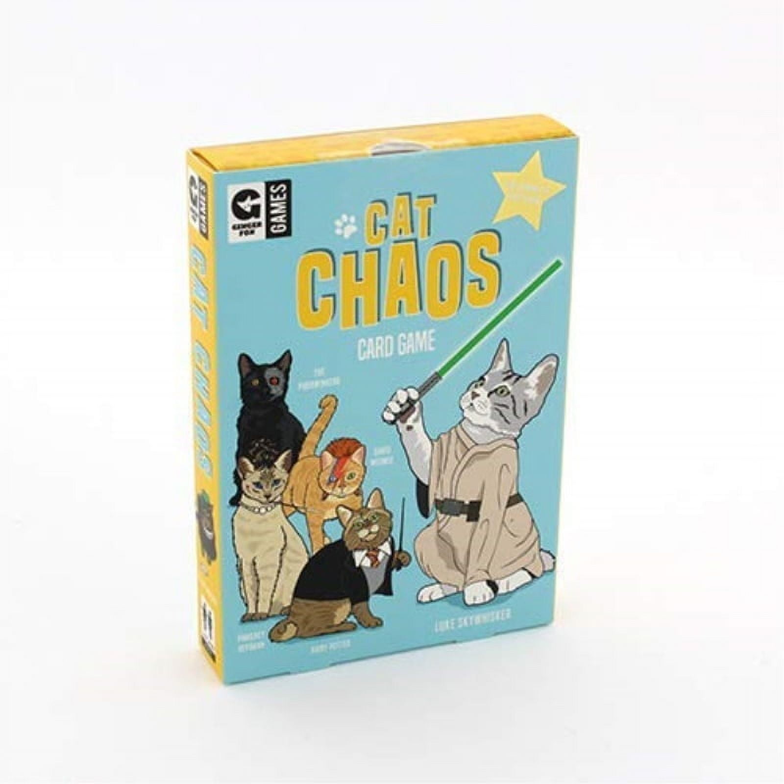 ginger fox cat chaos card game - hilarious feline celebrity game for ...