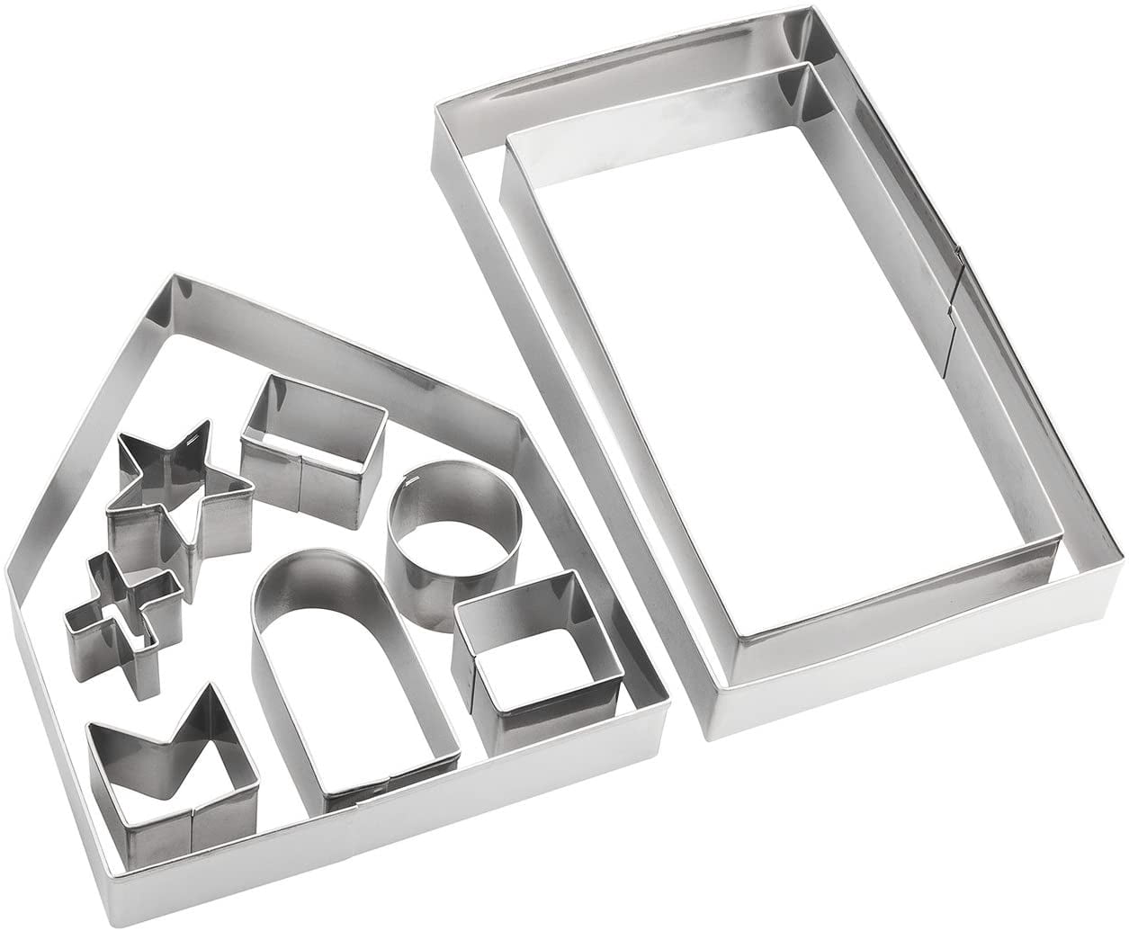 gingerbread house cookie cutter set - 3d house cookie cutters ...