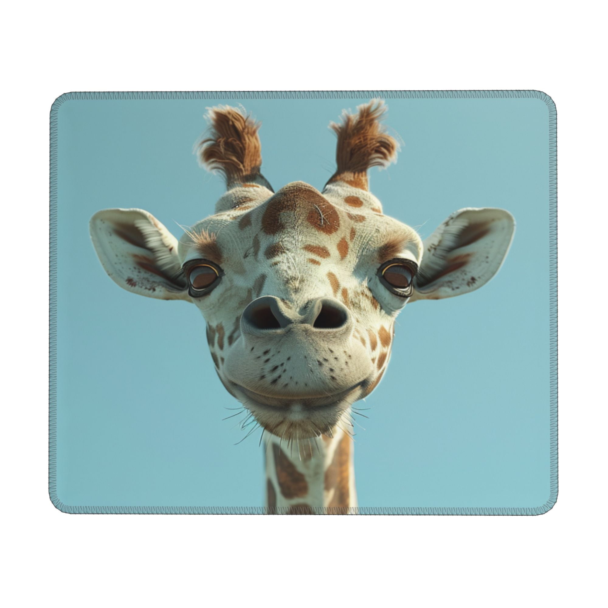 giraffe blue Mouse Pad Non Slip Rubber Base Mousepad 10 x 12 inch ...