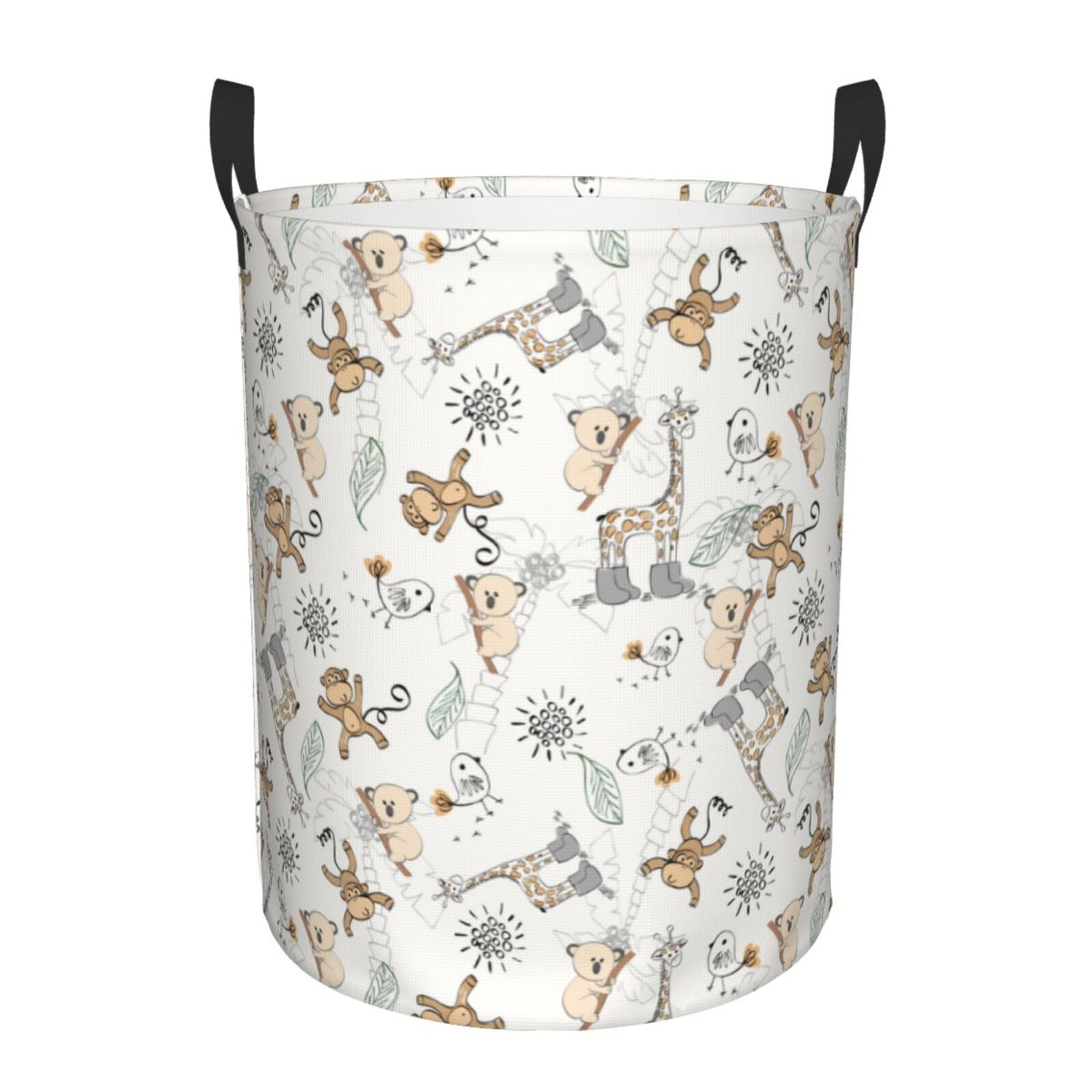 giraffe monkey Laundry Basket, Laundry Hamper Waterproof Laundry Bag ...