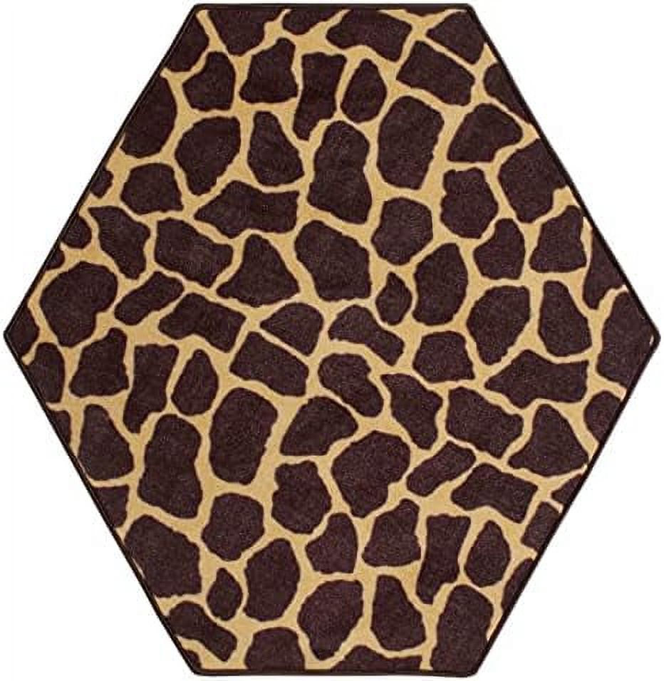 giraffe tall order area rug, animal print area rug, pet-friendly rug ...