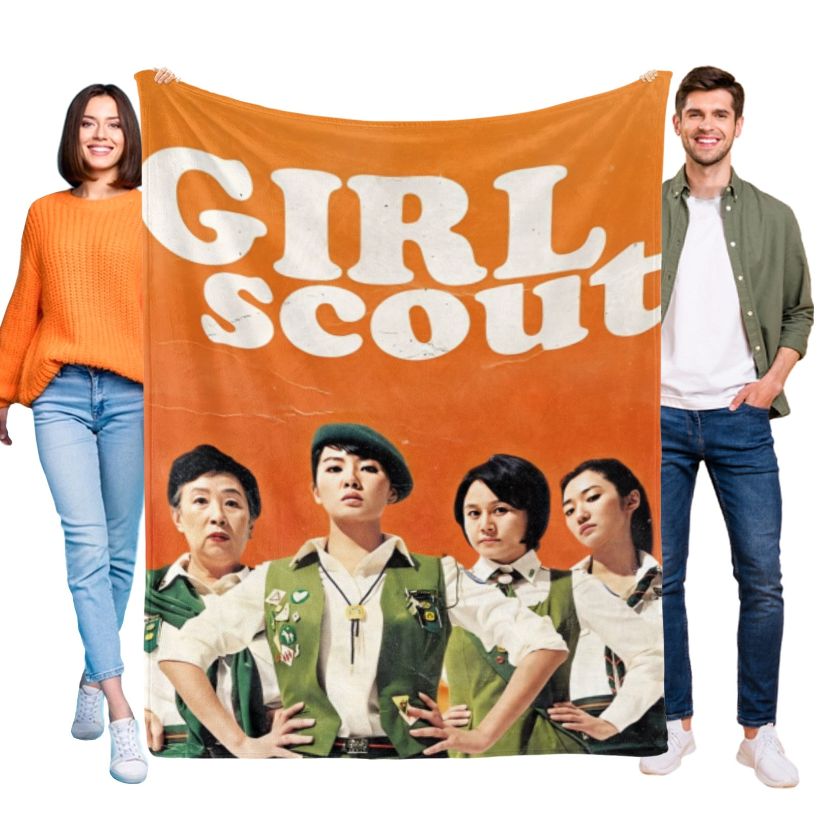 girl scout Throw Blanket Gifts for Fans Girls And Boys And Children ...