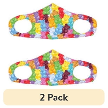 5 Pack Animal Kids Reusable Face Masks, Washable Polyester Blend Mask ...