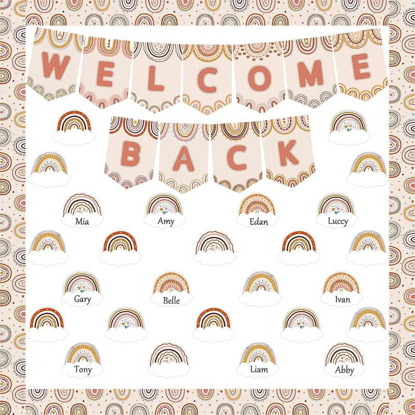 gisgfim Christian Spring Bulletin Board Decoration Set Religious Flower ...