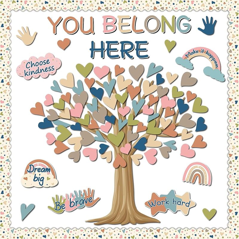 gisgfim Christian Spring Bulletin Board Decoration Set Religious Flower ...