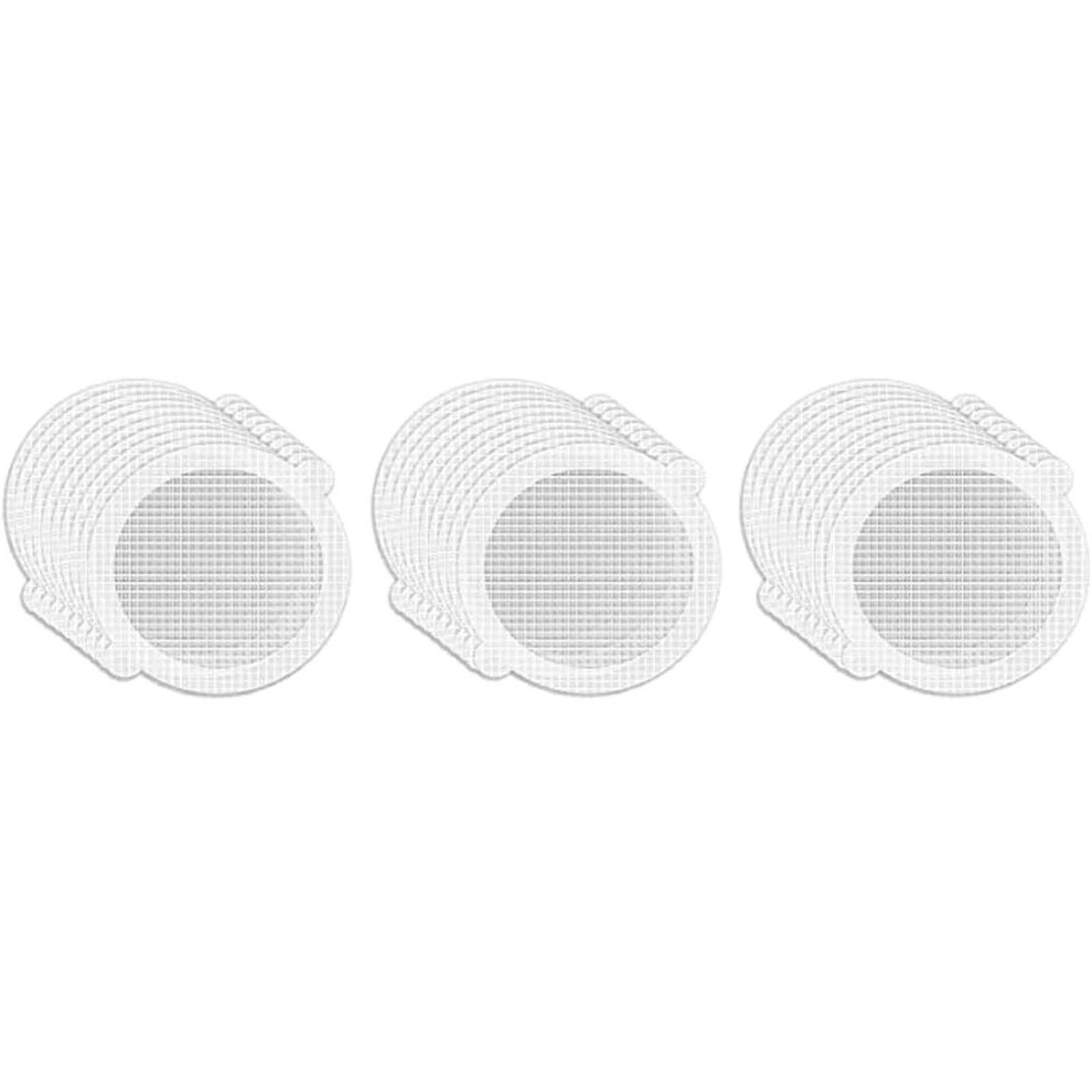 Gkligihk 30pcs Disposable Shower Drain Hair Catcher Mesh Stickers Dish