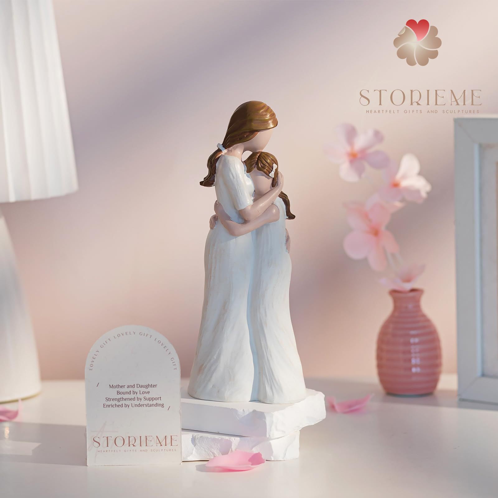 gkliGIHK Mother Daughter Figurine Statue Gift Gifts For Mom From ...