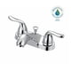 Glacier Bay Constructor 4 in. Centerset 2-Handle Mid-Arc Bathroom ...