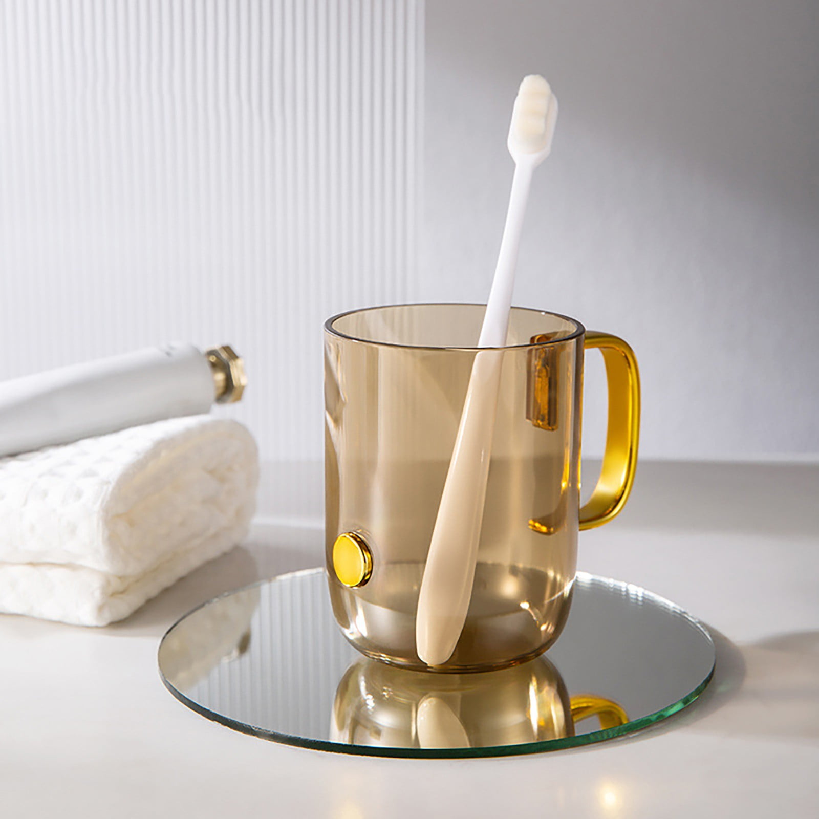 glass cups with lids and straws bottled water for School Dot Mouthwash ...