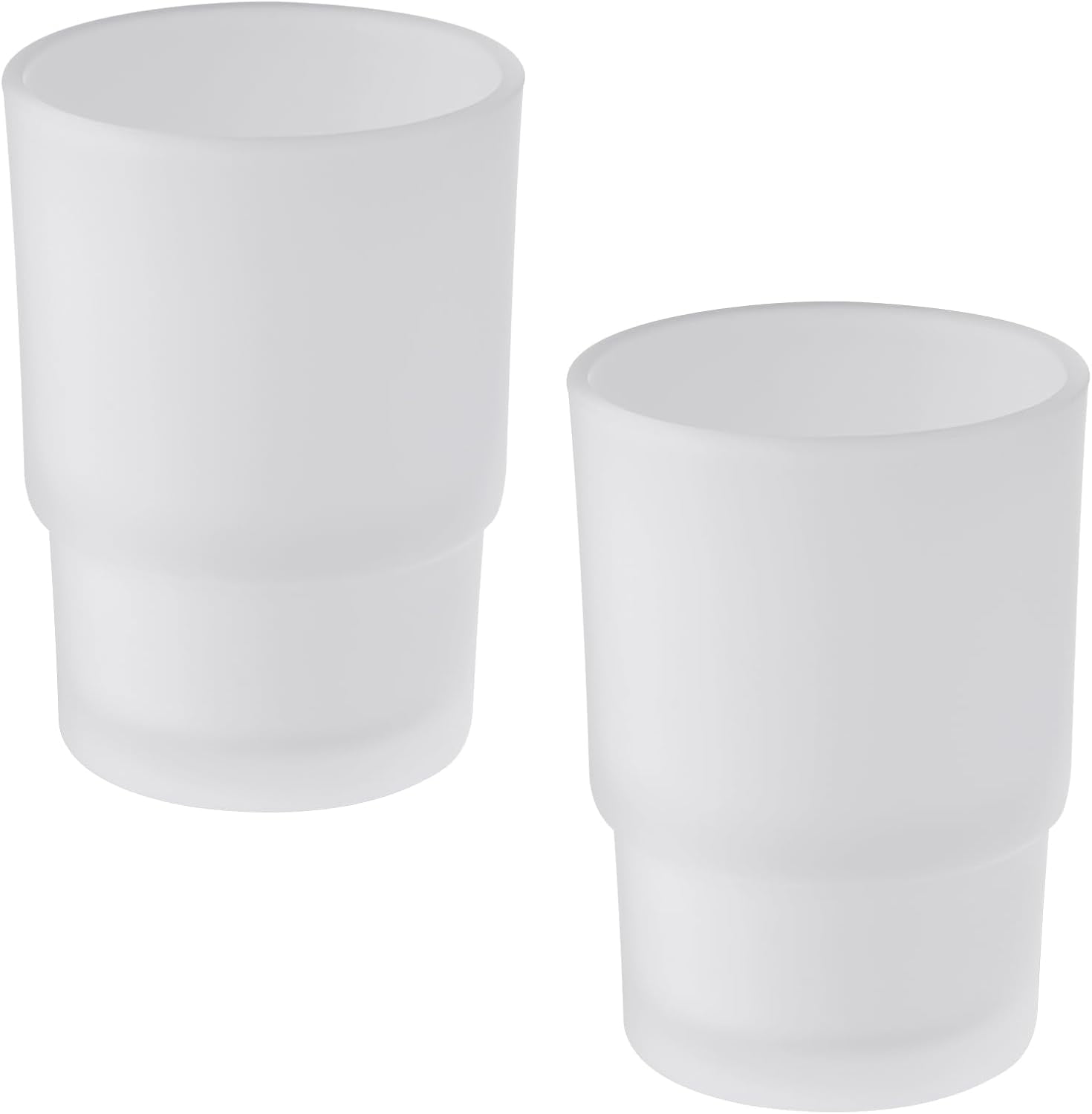 glass tumbler cap 2 pack, **frosted bathroom rinsing and mouthwash cup ...