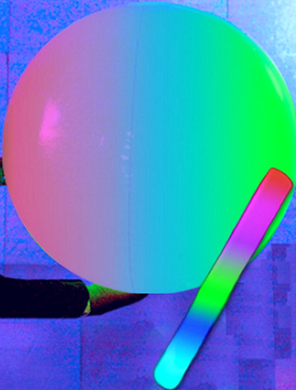 glow beach ball and stick; 24" Multicolor LED Beach Ball - Walmart.com