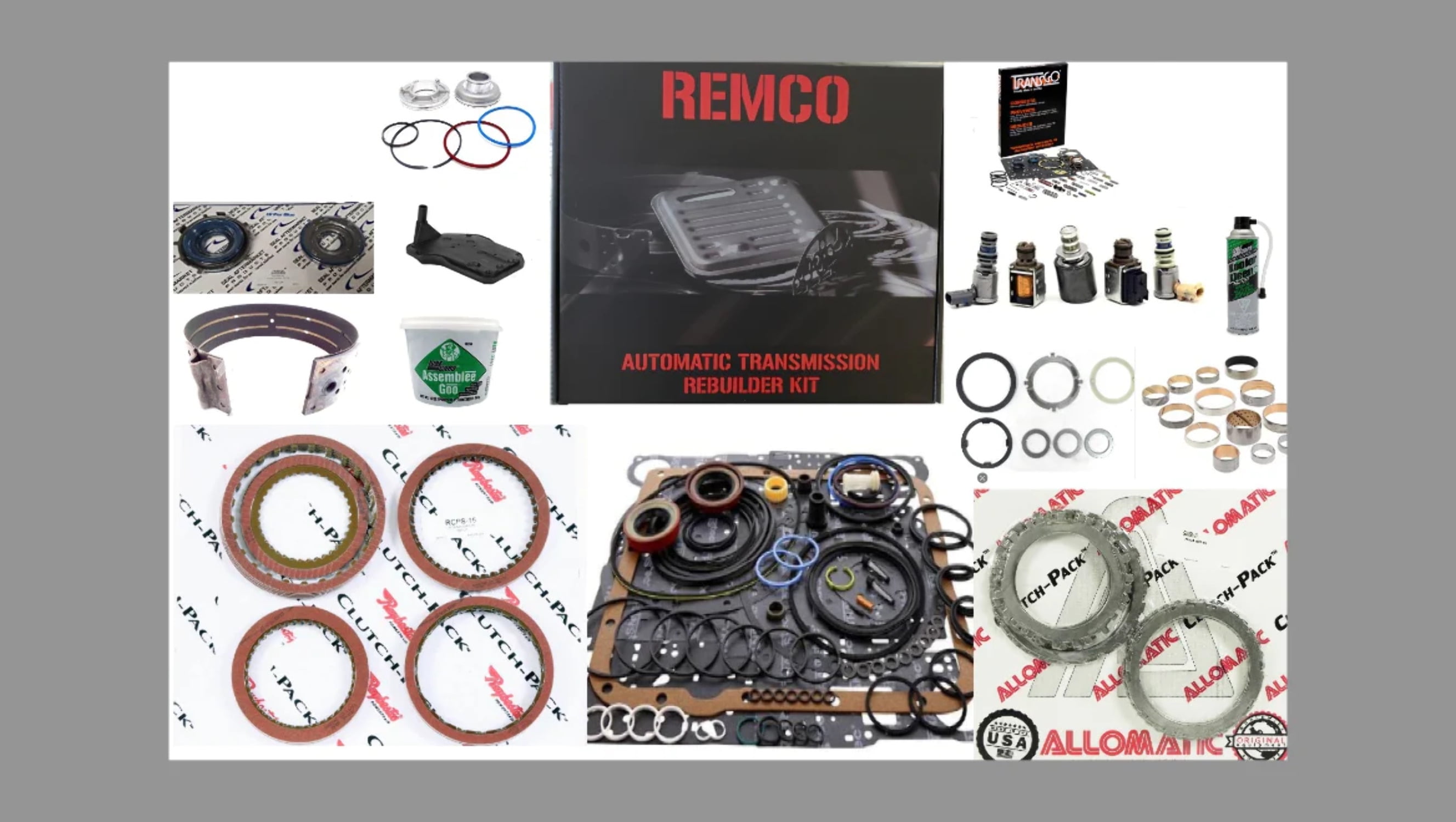 gm 4l65e (2004-up) transmission rebuilt kit deluxe high performance ...