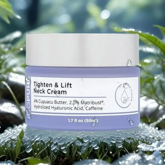 go-PURE Neck Cream - Tighten & Lift Firming for Crepey Skin 1.7 O ...