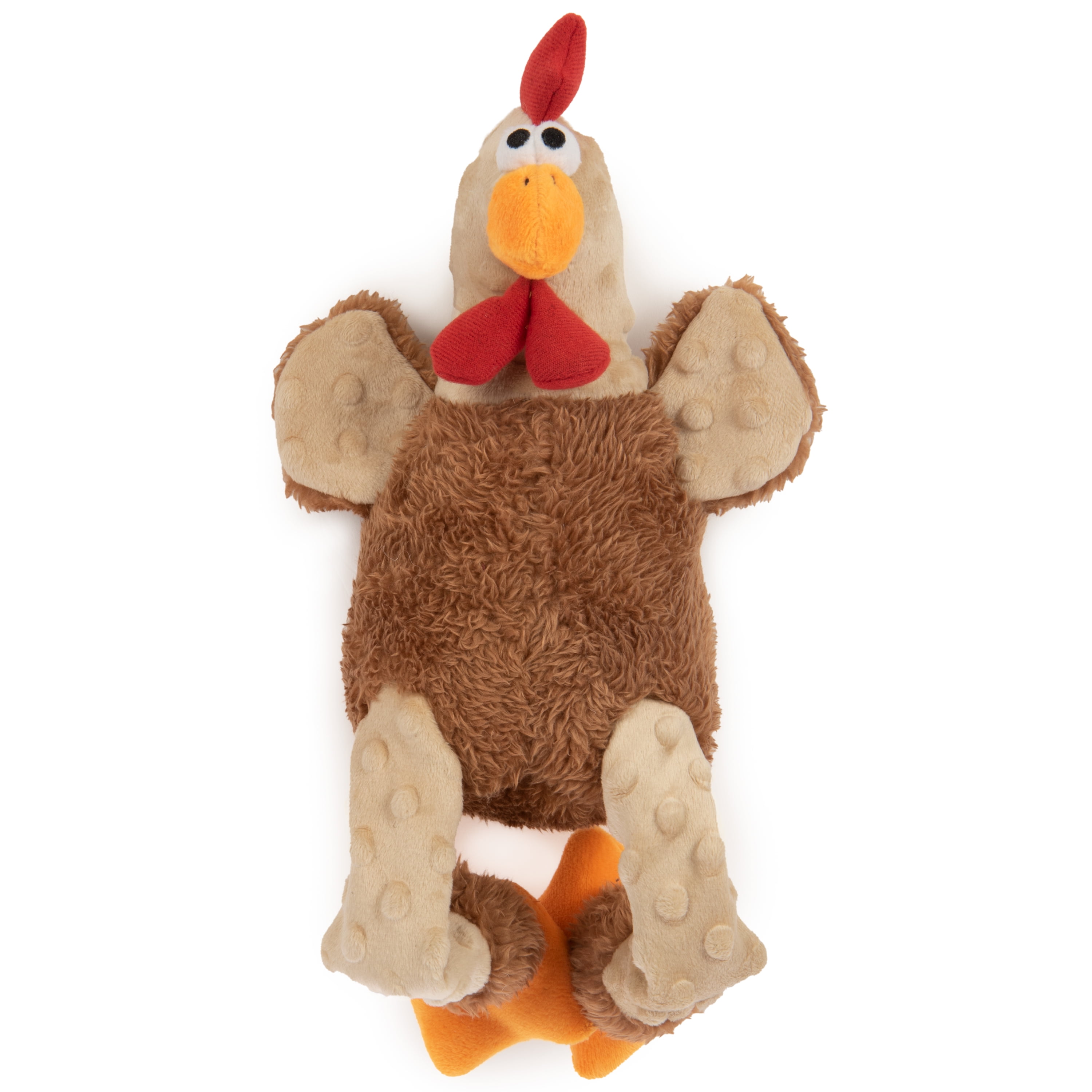 goDog Action Plush Rooster, Chew Guard Technology, Animated Squeaky Dog ...