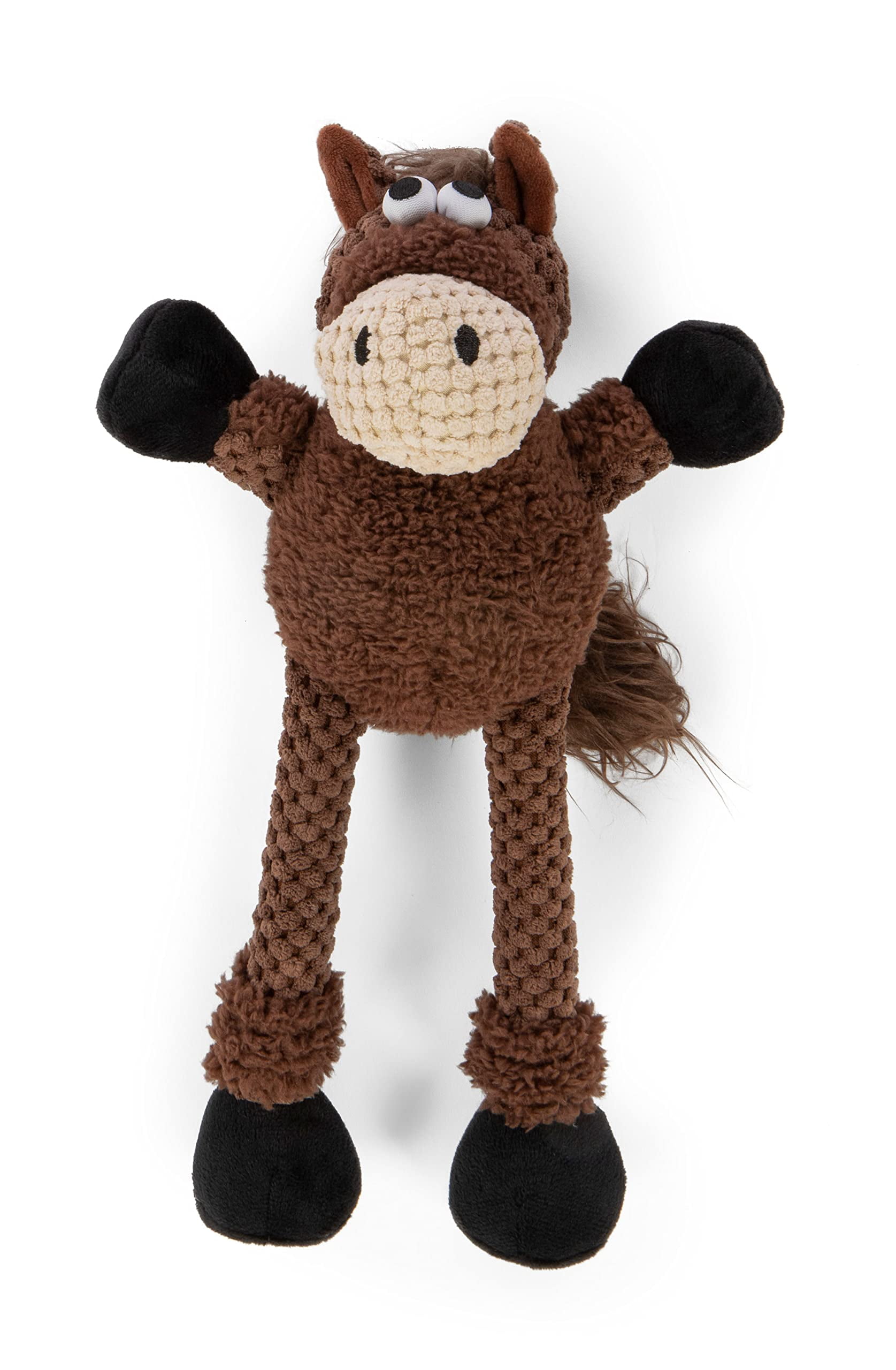 Worldwise 73563-98997-024 goDog Checkers Skinny Horse with Chew Guard ...
