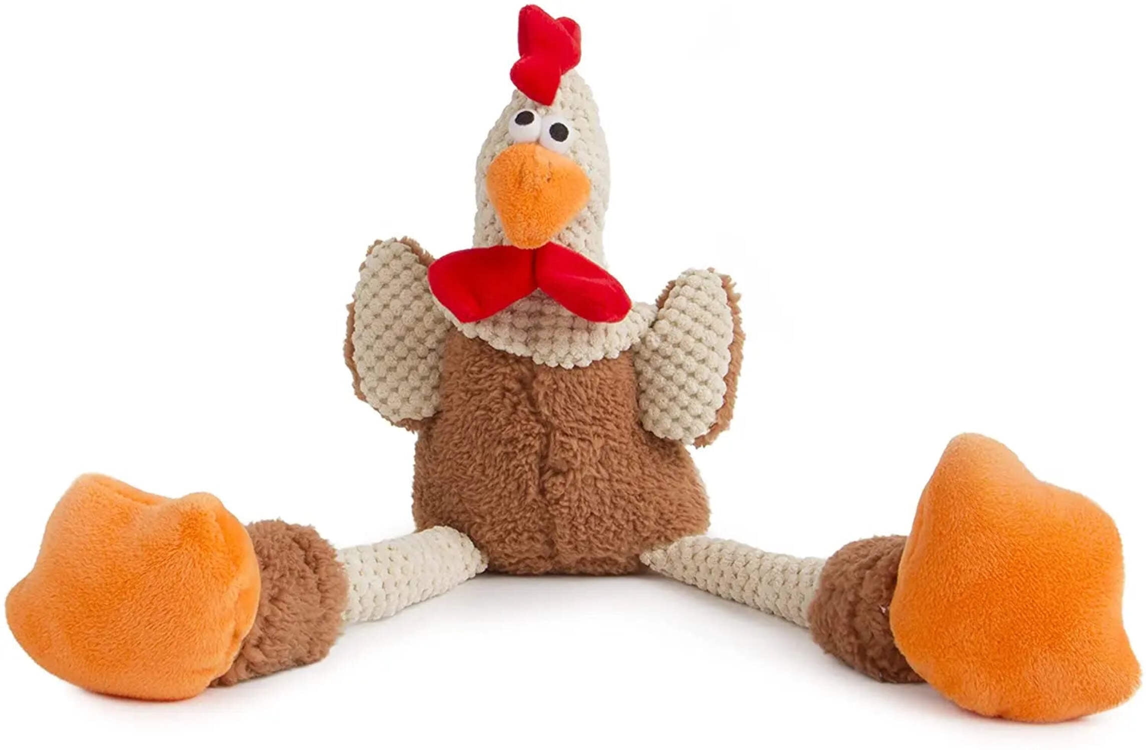 goDog Checkers Skinny Rooster Dog Toy w/Chew Guard Technology - Walmart.com