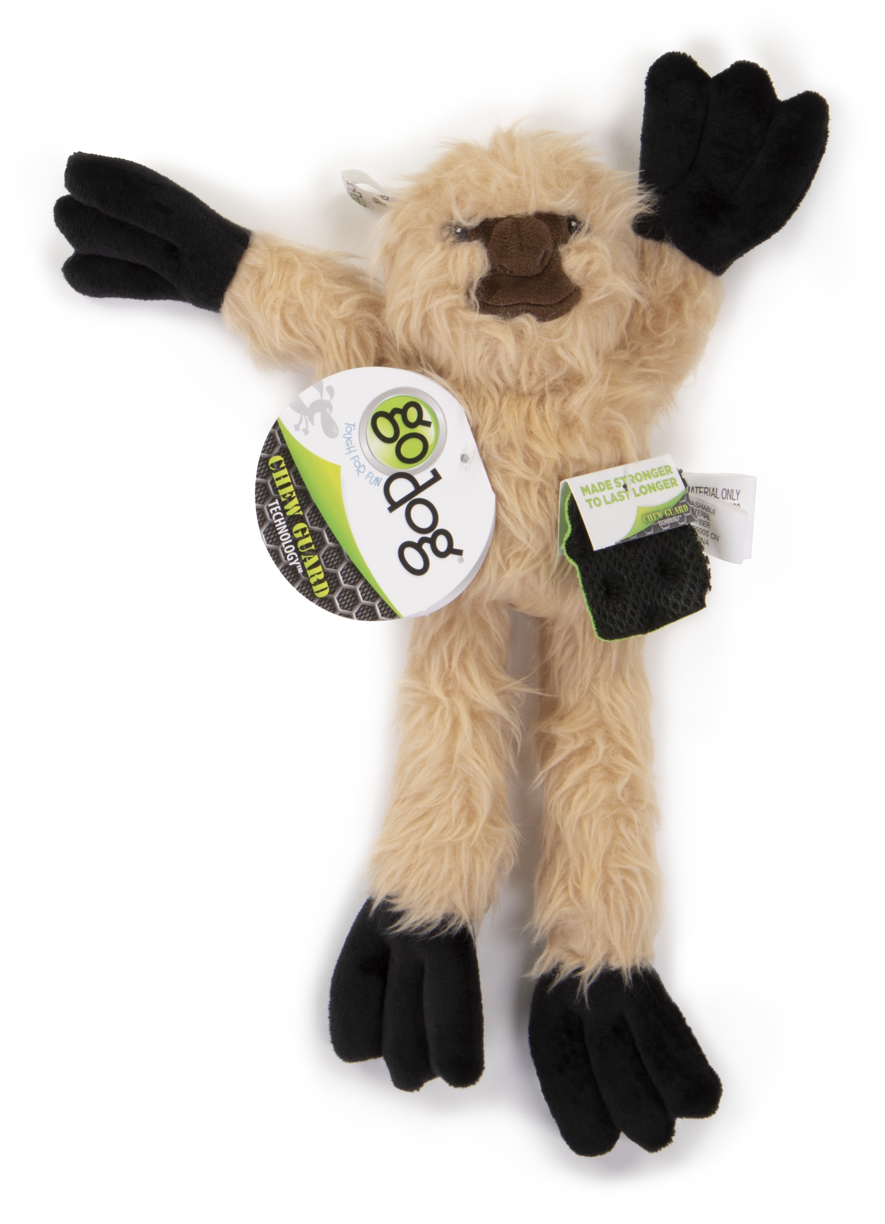 goDog® Crazy Tugs™ Sloths with Chew Guard Technology™ Durable Plush ...