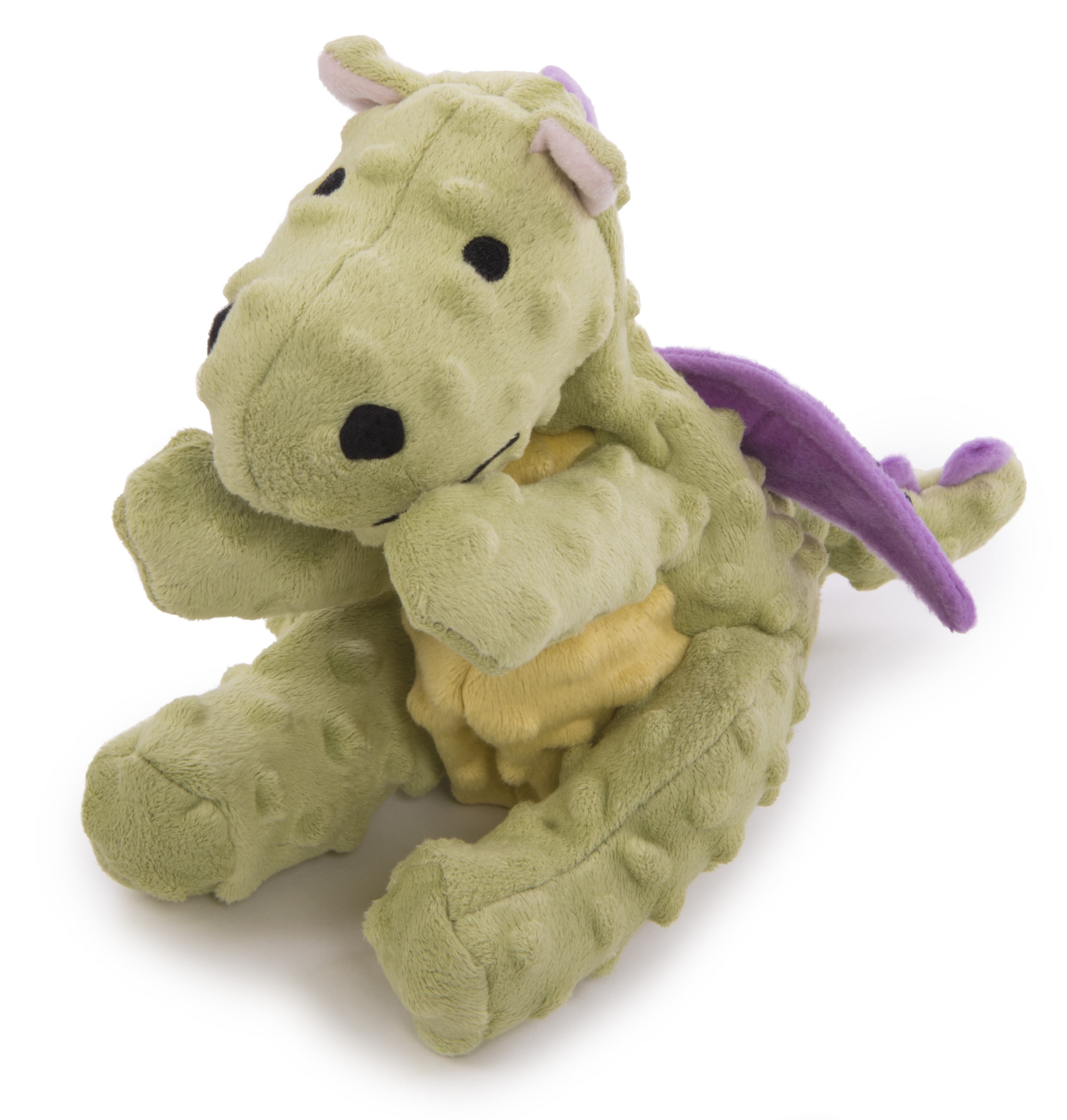 goDog Dragons with Chew Guard Technology Durable Plush Squeaker Dog Toy ...