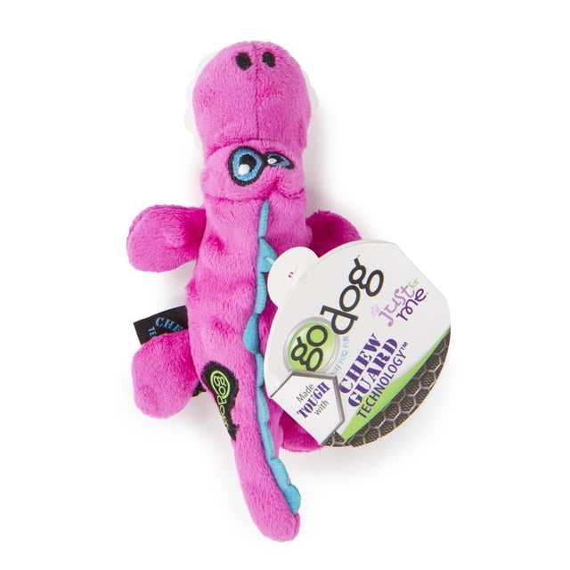 goDog Gators with Chew Guard Technology Plush Squeaky Dog Toy for ...