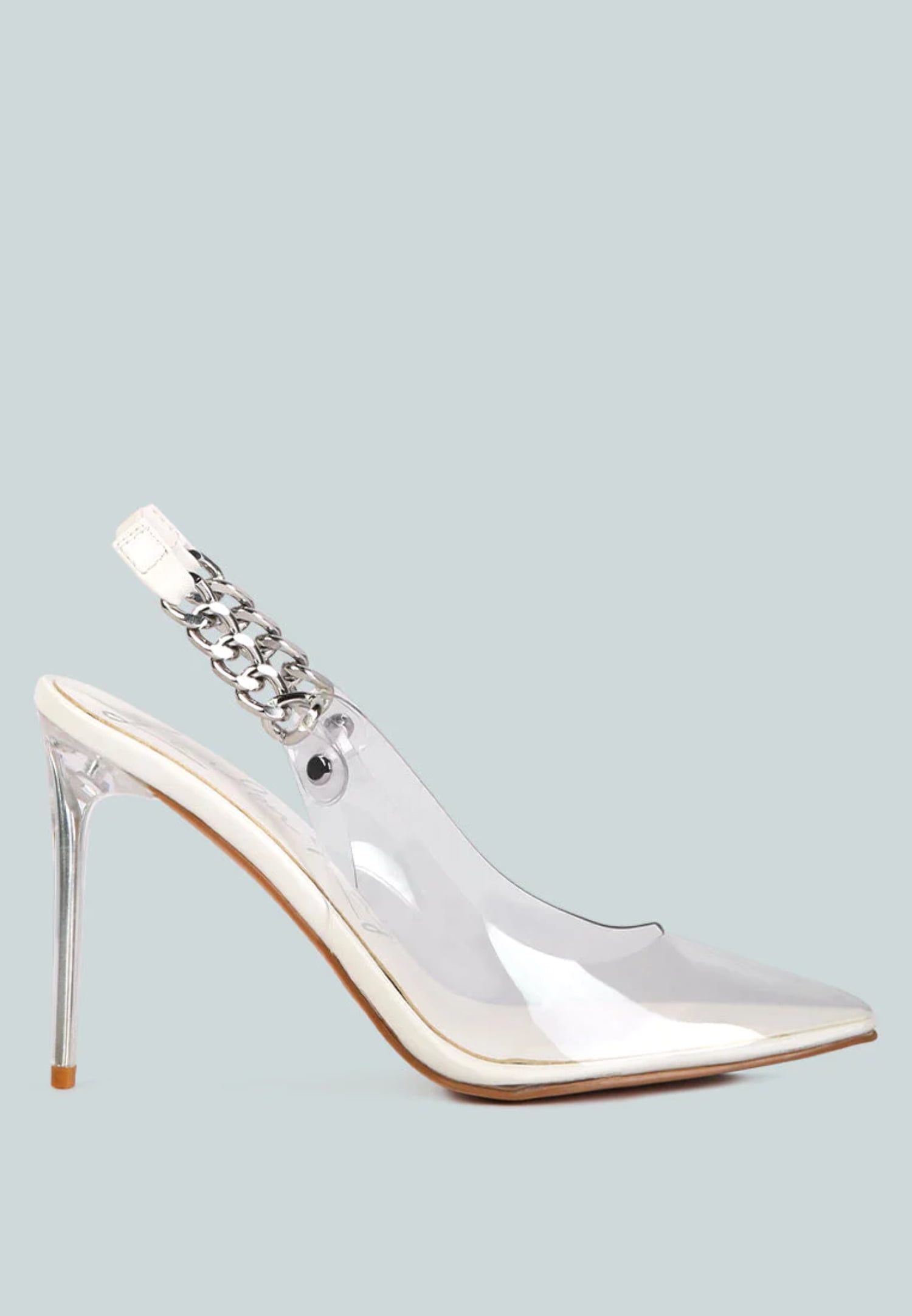 Goddess Metallic Stiletto Heel Slingback Sandals - Walmart.com