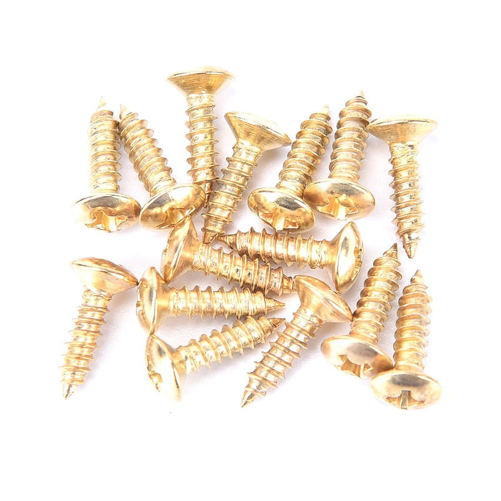 (gold) 50PCS 3mm Electric Guitar Pickguard Screws For Pickguards Guitar ...