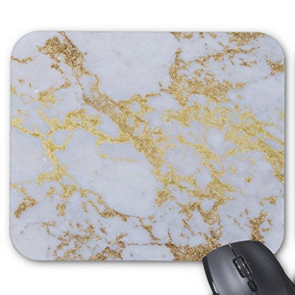 gold glitter marble Mouse pads Gaming Mouse Pad 9.84x7.87 inches ...