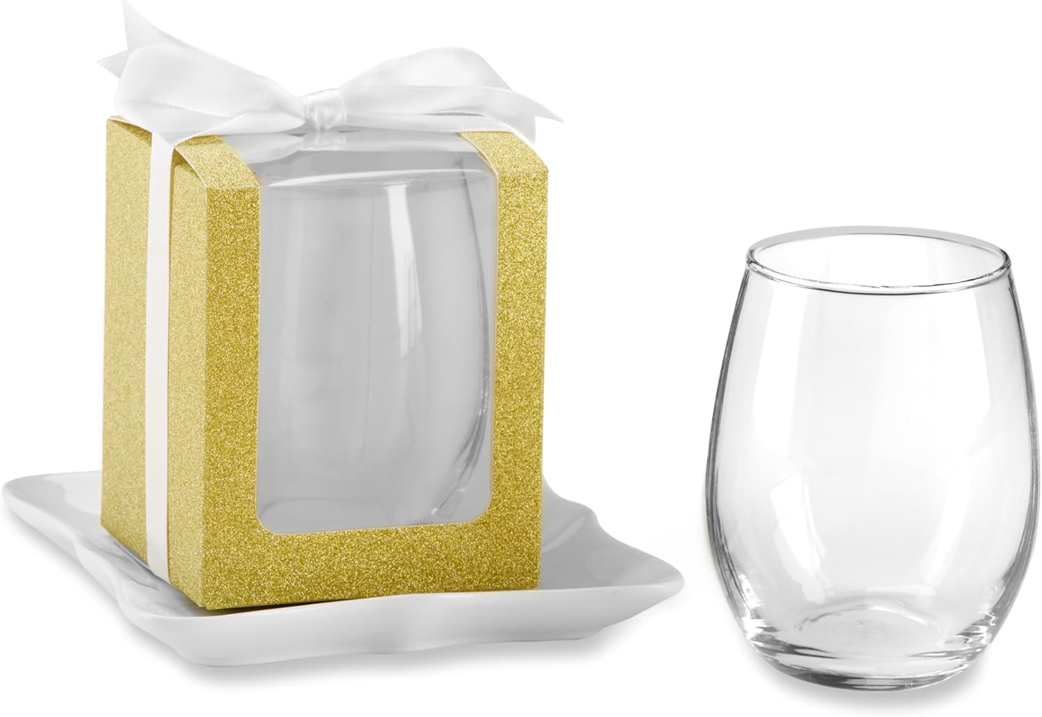 gold shimmer display gift box, gift/party favor, can hold 9 oz ...