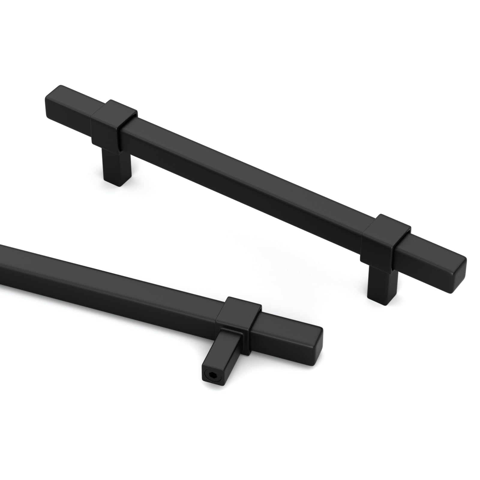 goldenwarm 18 Pack Black Cabinet Handles 5 Inch Kitchen Hardware ...