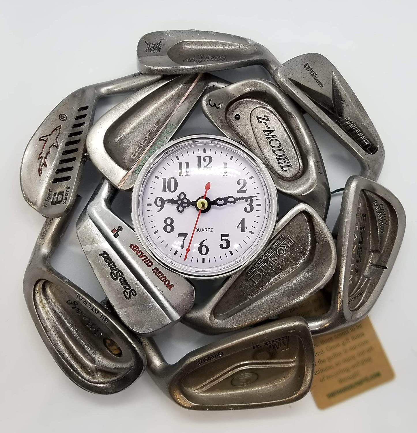 golf club clock made with repurposed irons - Walmart.com