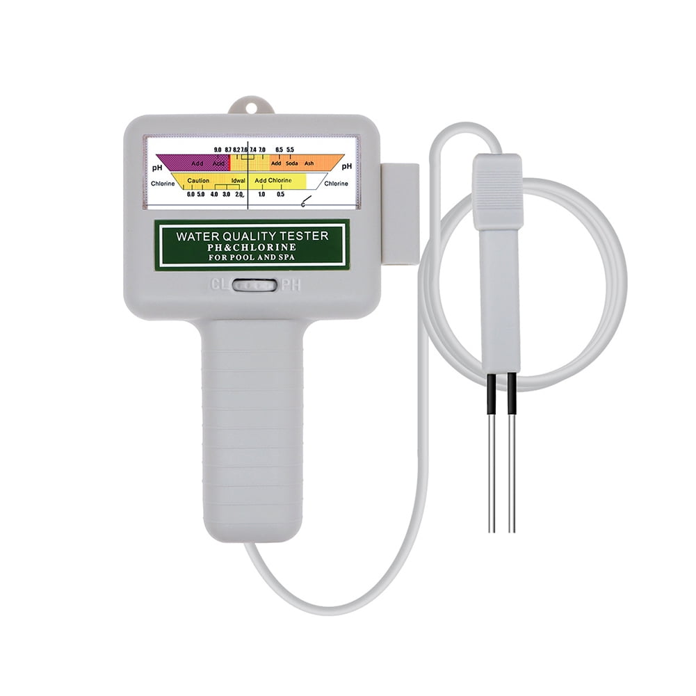 golytefs Chlorine Tester Ph Meter 2-in-1 Water Chlorine Tester Spa ...