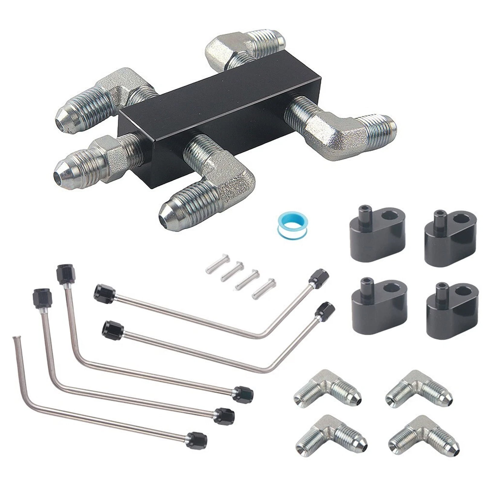 golytefs Ls Coolant Crossover Steam Vent Kit Fuel Brake Line for Ls1 ...