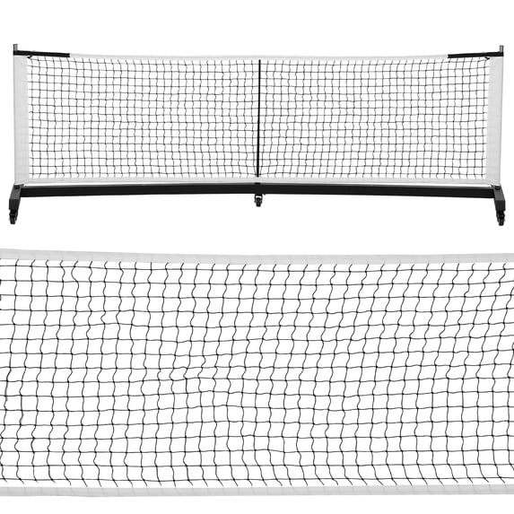 golytefs Portable Folding Pickleball Net with Wheels 22Ft Gym Pickle ...