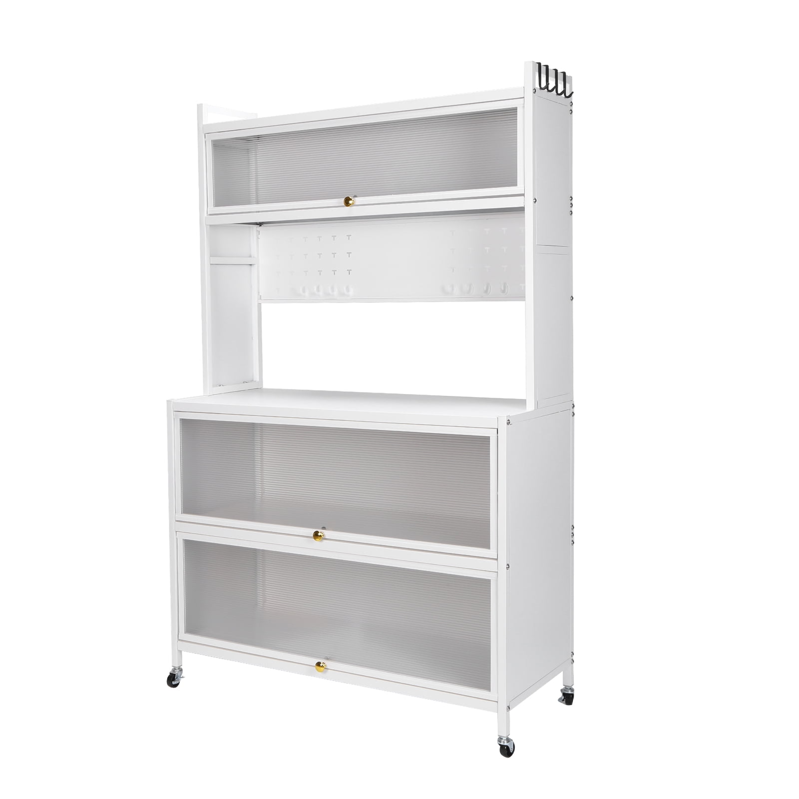 golytefs Wheeled Sideboard Kitchen Rack Multi-layer Storage Cabinets ...