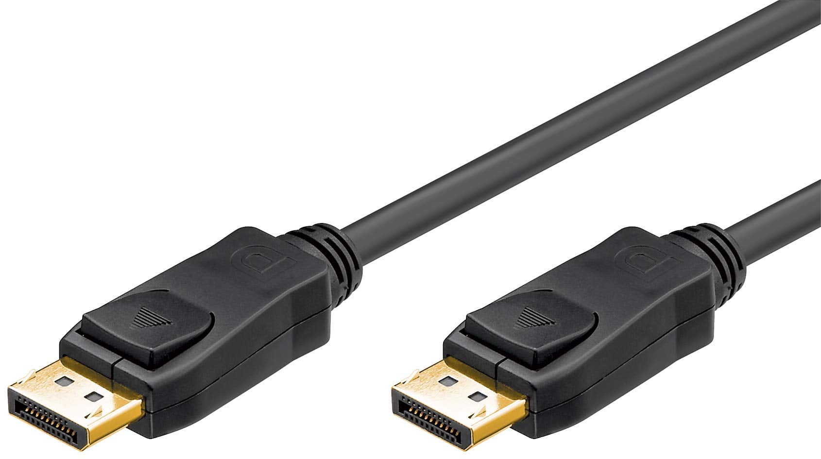 goobay 49961 DisplayPort Connector Cable 1.2 4K Gold Plated DisplayPort ...