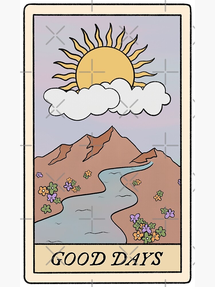 good days sza tarot card Poster Framed-unframed - Walmart.com