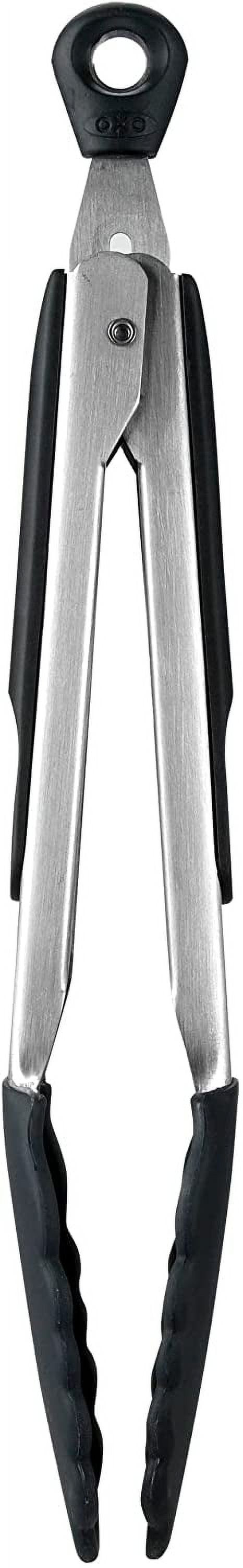 **good grips 9-inch tongs with silicone heads, black - Walmart.com